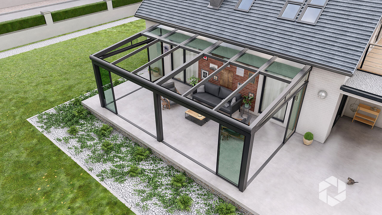 Sunroom | Glass Sunrooms | Custom Made Sunrooms | Pergola Roof